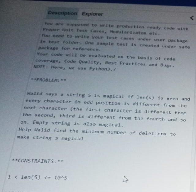 Solved Let's call (yet again) a string good if its length is | Chegg.com