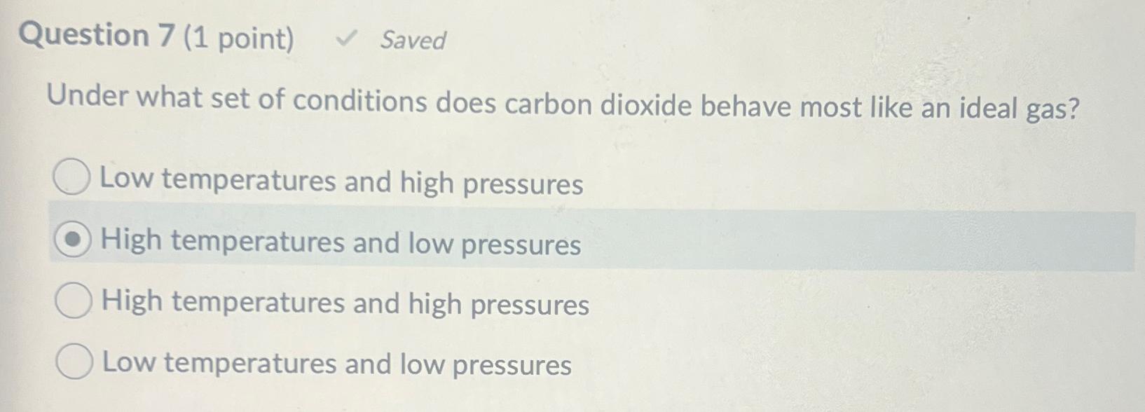 Solved Question 7 (1 ﻿point) ﻿SavedUnder what set of | Chegg.com