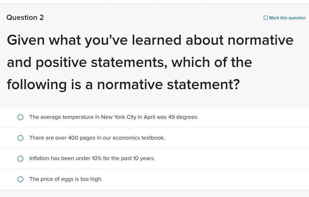 Solved Question 2Mark this questionGiven what you've learned | Chegg.com