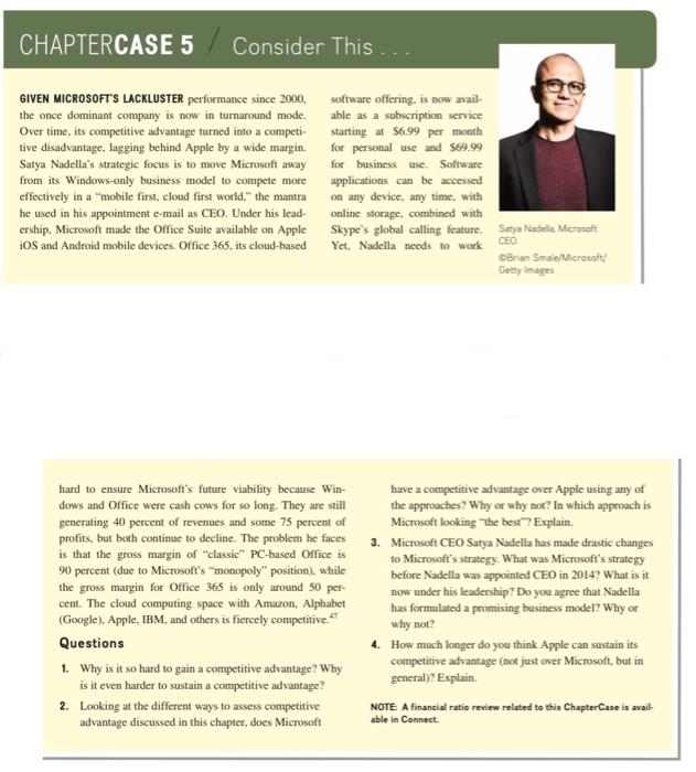 Solved Read the case and answer the 4 questions in your own | Chegg.com