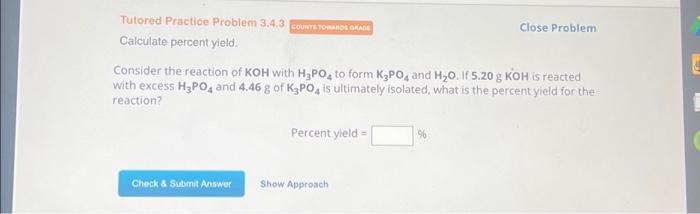 Solved Tutored Practice Problem 3.4.3 COUNTS TOWARDS GRADE | Chegg.com