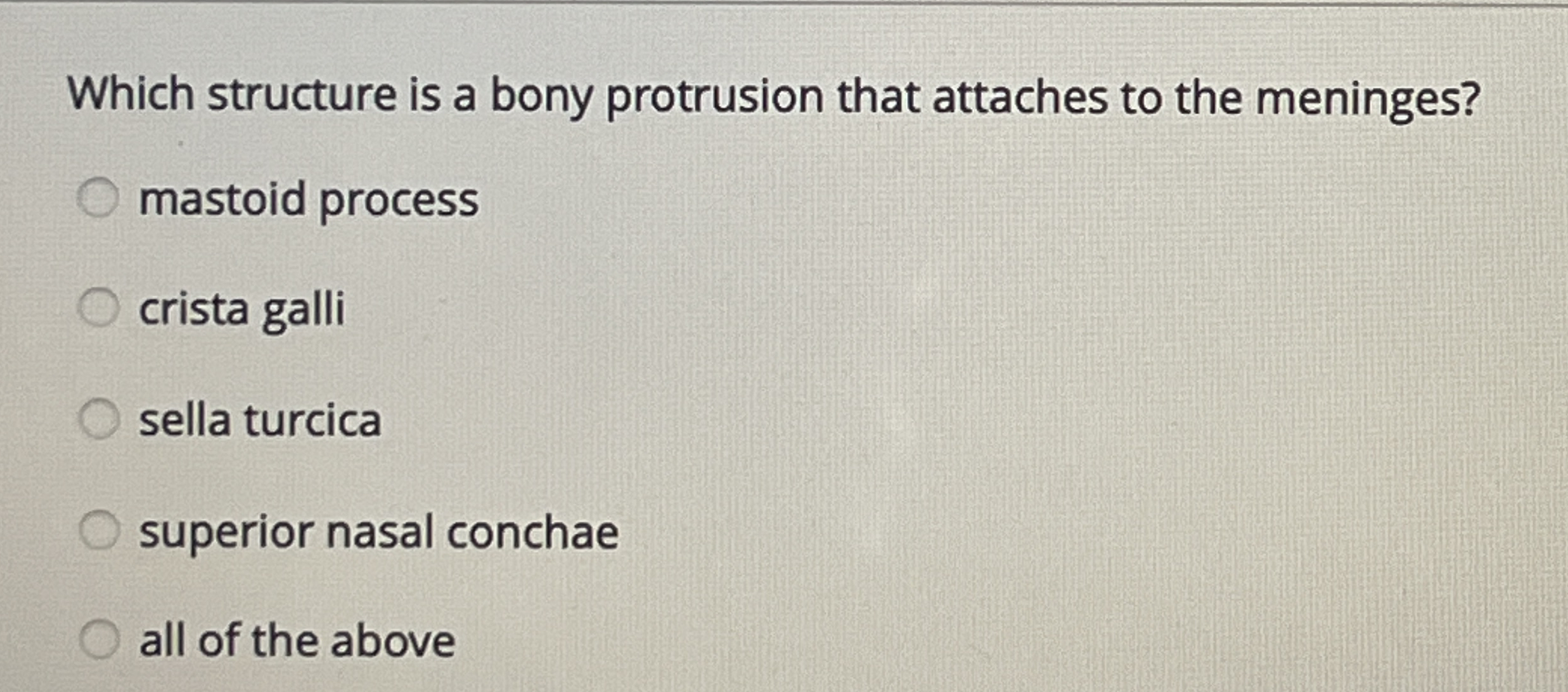 Solved Which structure is a bony protrusion that attaches to | Chegg.com