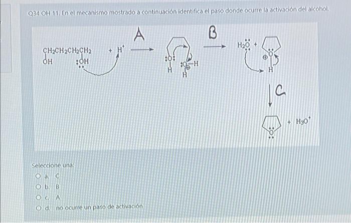 Solved the mechanism shown identifies the step where the | Chegg.com