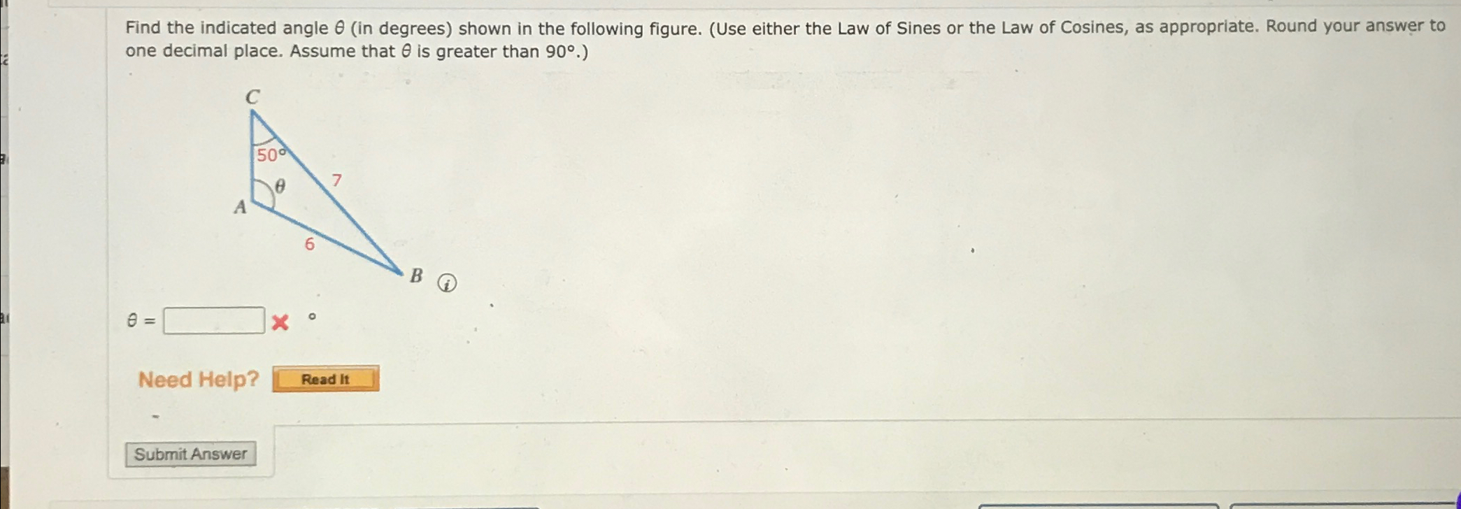Solved Find the indicated angle θ (in degrees) ﻿shown in the | Chegg.com