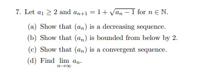 Solved Consider the sequence (xn) ﻿defined by xn=n!nn.(a) | Chegg.com