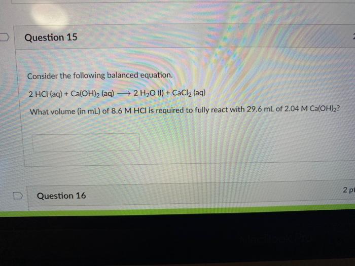 Solved Consider the following balanced equation. | Chegg.com