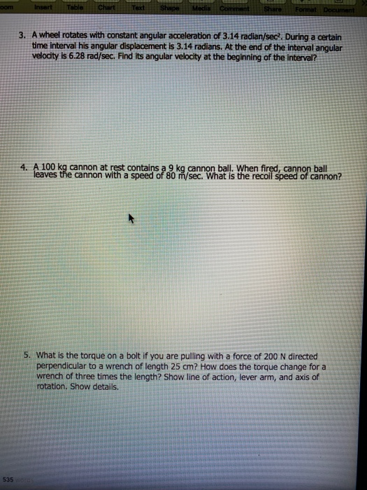 Solved oom Insert Table Chart Text Shape Medis Share Format | Chegg.com