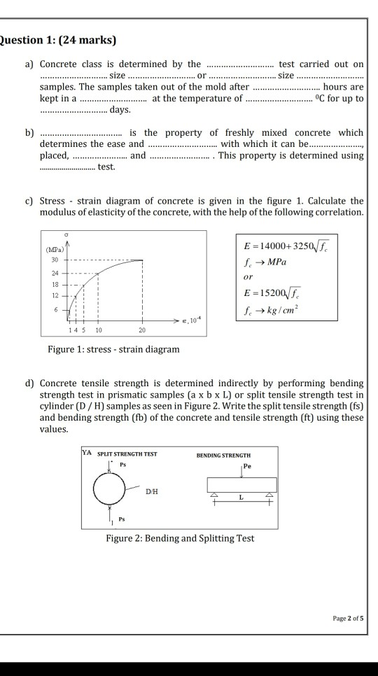 Solved Question 1: (24 marks) a) Concrete class is | Chegg.com