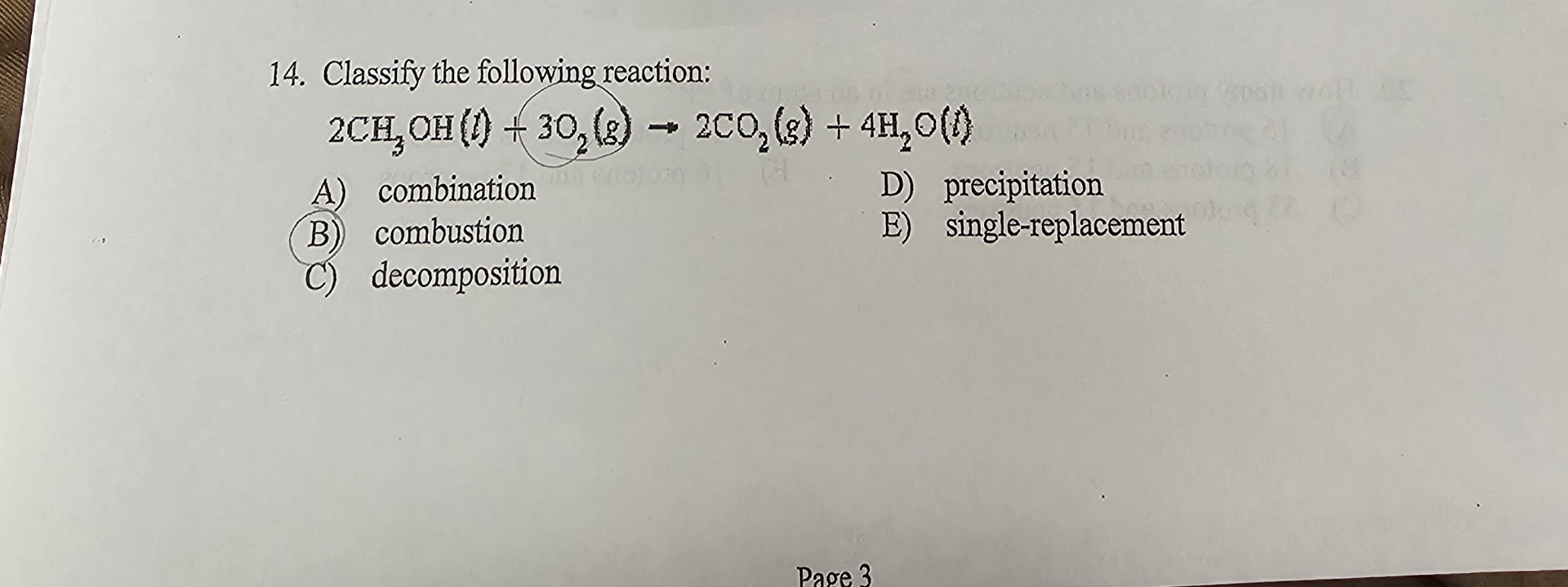 Solved Classify the following | Chegg.com
