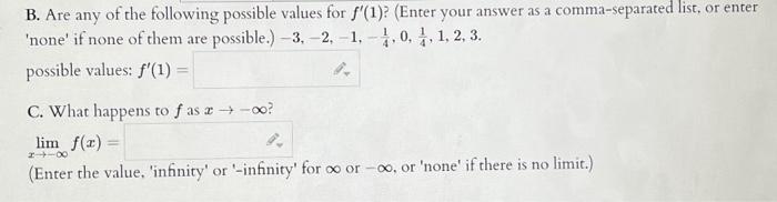 Solved A continuous function f, defined for all x, has the | Chegg.com