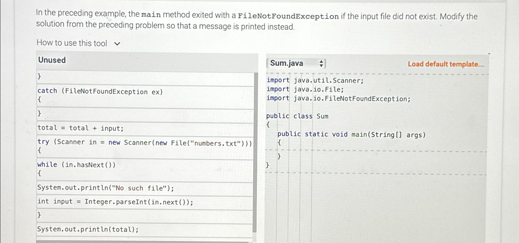 Solved In the preceding example, the main method exited with | Chegg.com