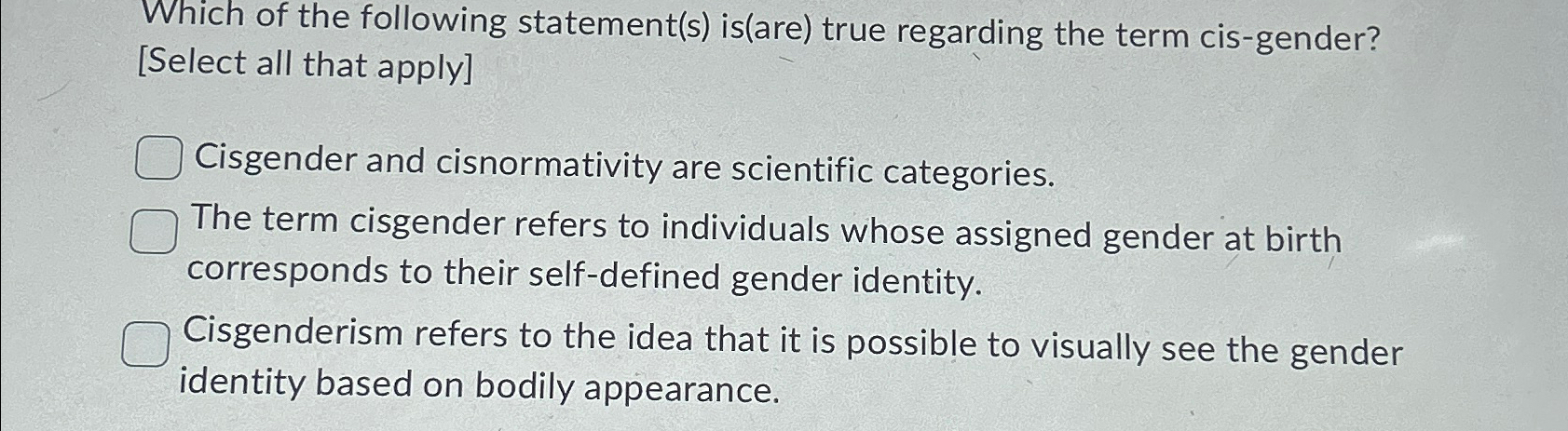 Solved Which of the following statement(s) ﻿is(are) ﻿true | Chegg.com