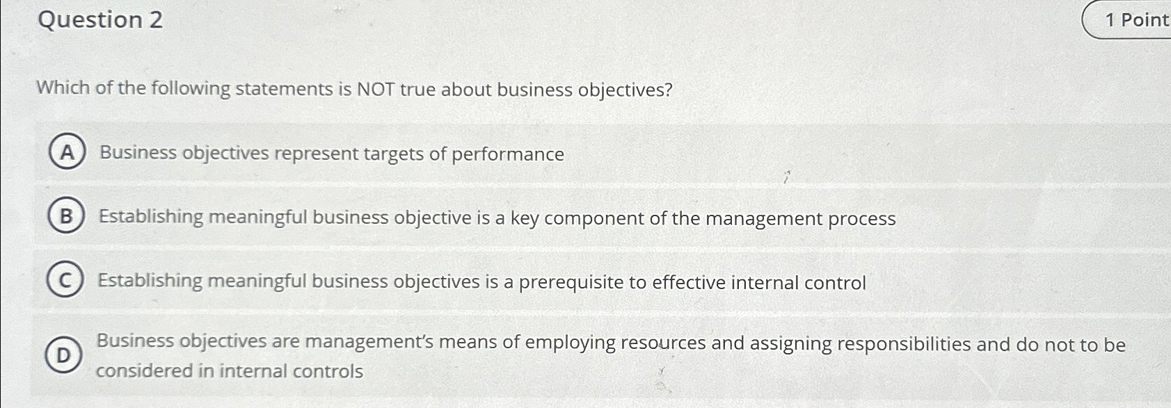 Solved Question 21 ﻿PointWhich of the following statements | Chegg.com