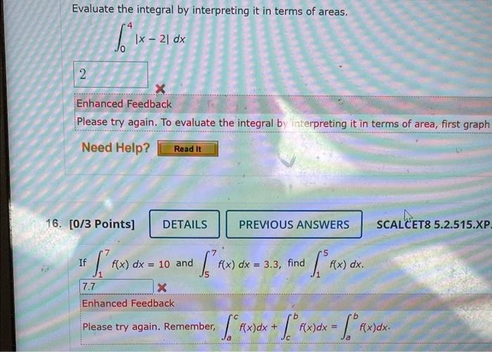 Solved 1.Evaluate the integral by interpreting it in terms | Chegg.com