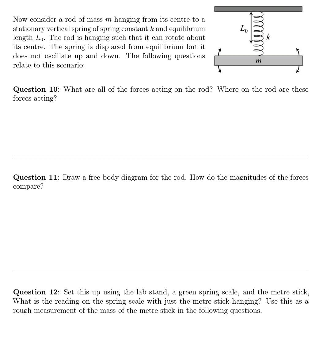 Solved Question 8: Look at one of the spring scales sitting | Chegg.com