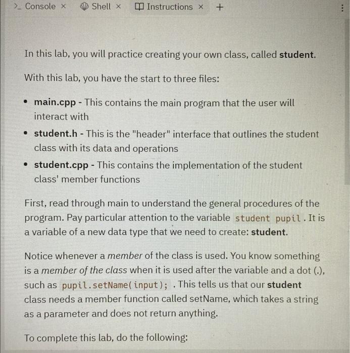 Solved This lab will build upon the previous lab when you | Chegg.com