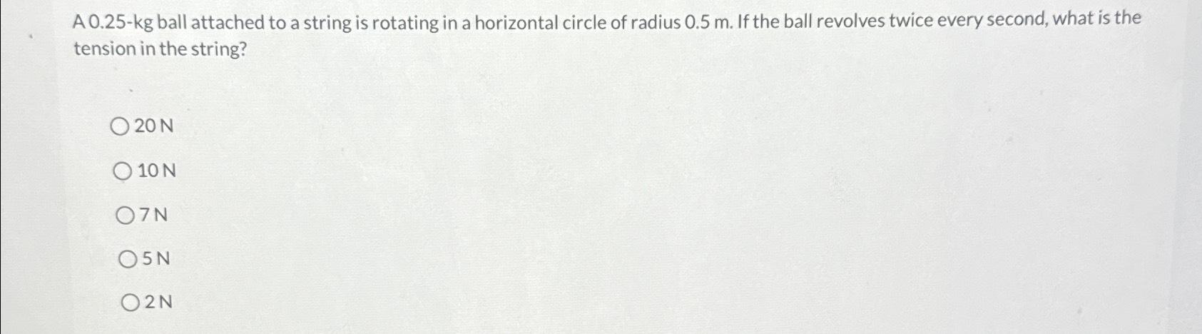 Solved A 0.25-kg ball attached to a string is rotating in a | Chegg.com Solved A 0.25-kg ball attached to a string is rotating in a | Chegg.com