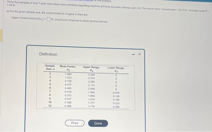 Solved Organic Grains LLC uses statistical process control | Chegg.com
