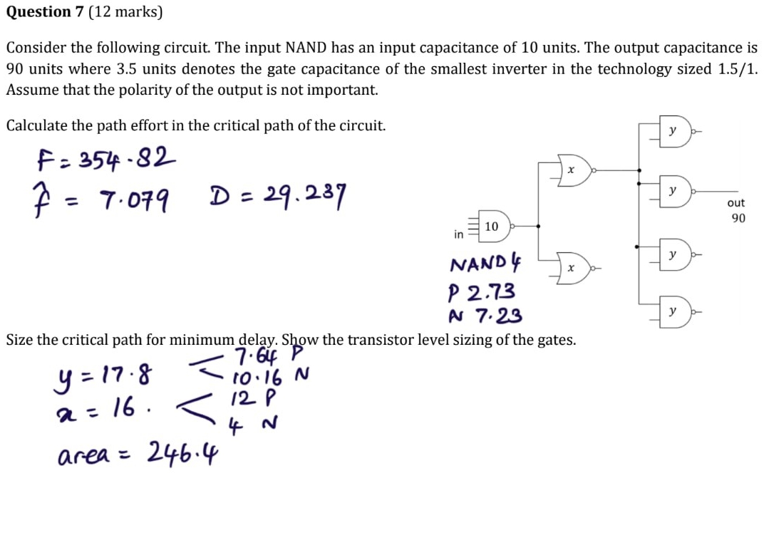 Solved Question 7 (12 ﻿marks)Consider the following circuit. | Chegg.com