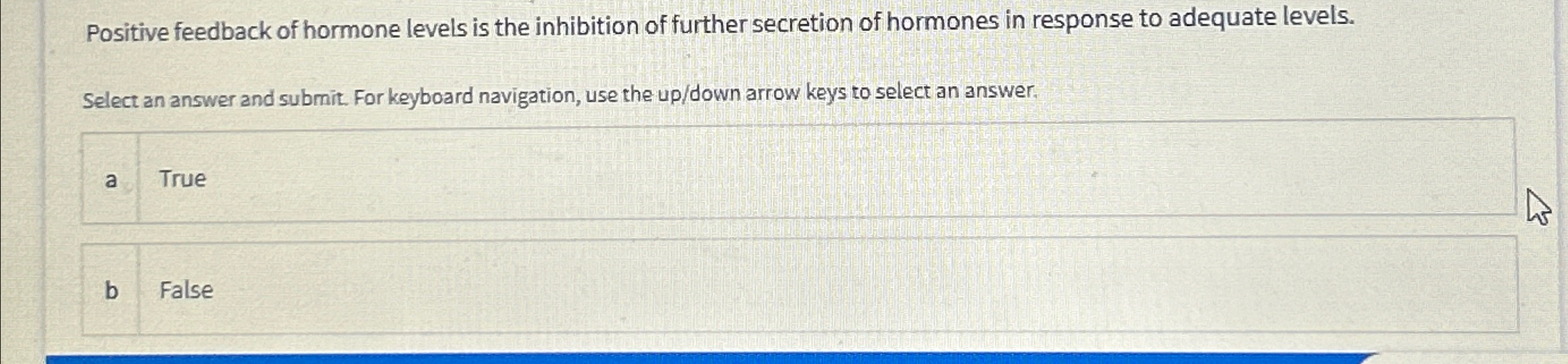 Solved Positive feedback of hormone levels is the inhibition | Chegg.com