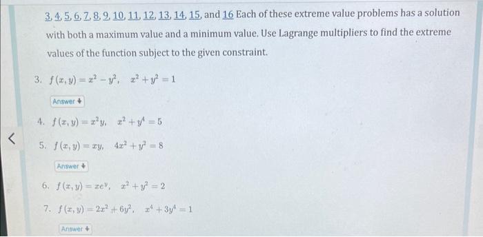 Solved 3,4,5,6,8,9,10,11,12,13,14,15, and 16 Each of these | Chegg.com