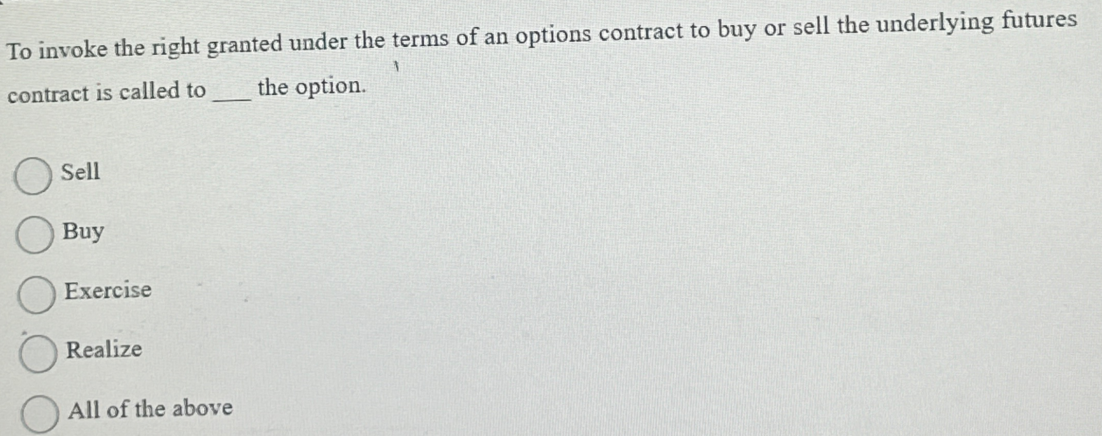 Solved To invoke the right granted under the terms of an | Chegg.com