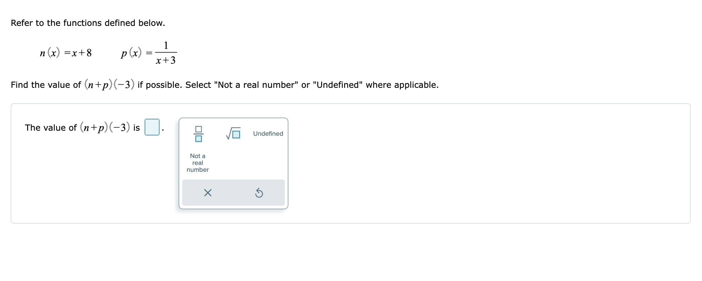 Solved Refer to the functions defined | Chegg.com