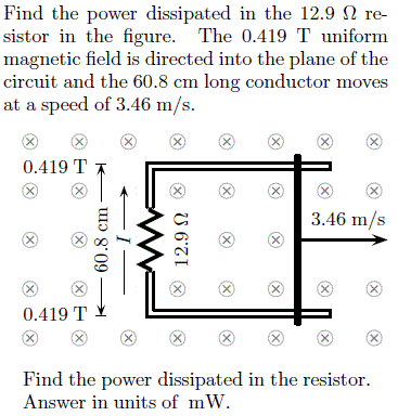 Solved Find the power dissipated in the 12.9 Ohm resistor in | Chegg.com