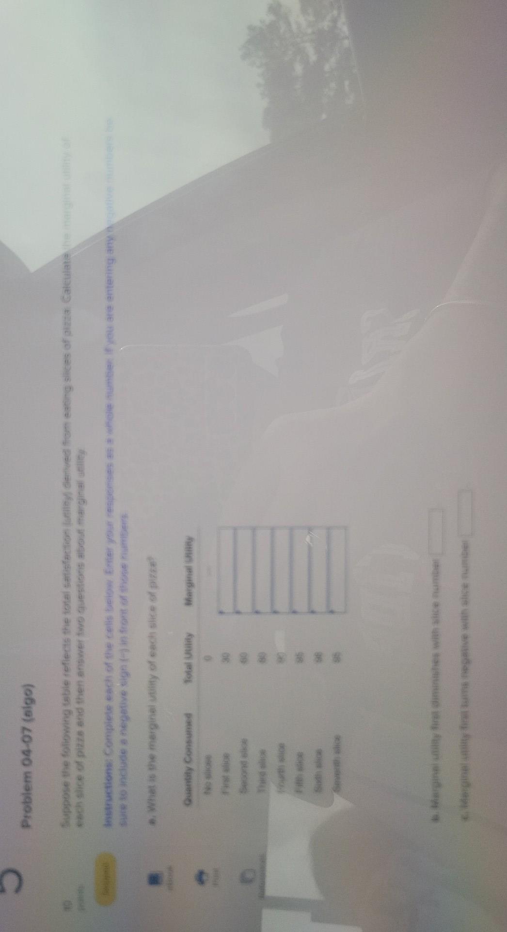 Solved Suppose the following table reflects the total | Chegg.com