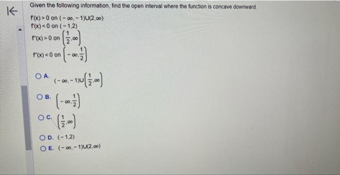 Solved Given the following information, find the open | Chegg.com