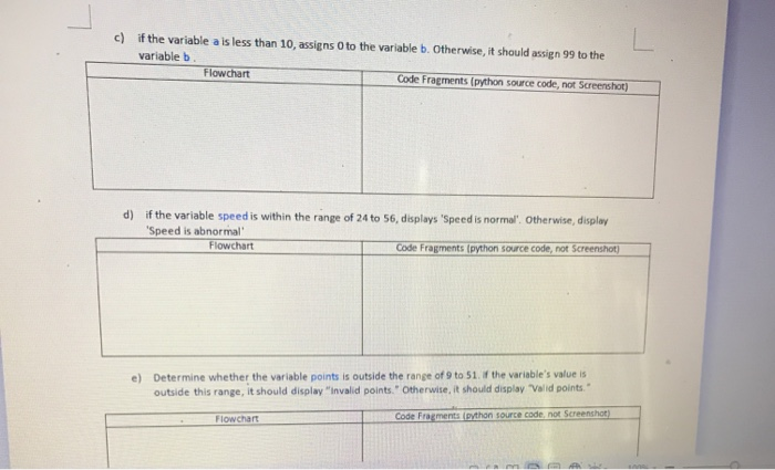 Solved 11. (6 points, each 1 point) Draw flowcharts (only | Chegg.com