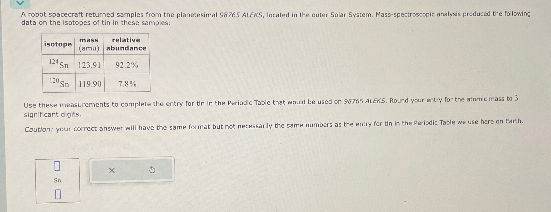 Solved A robot spacecraft returned samples from the | Chegg.com
