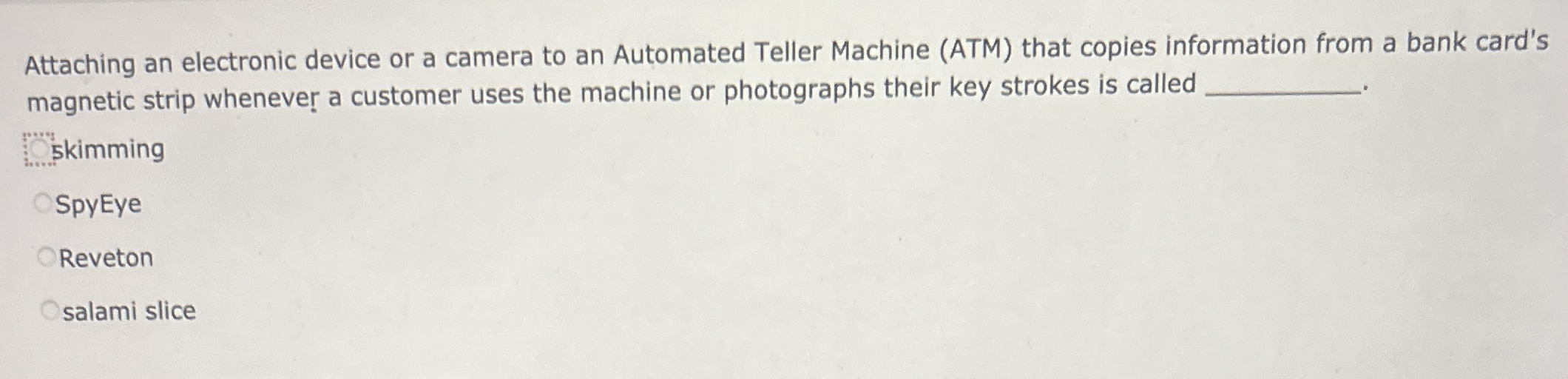 Solved Attaching an electronic device or a camera to an | Chegg.com