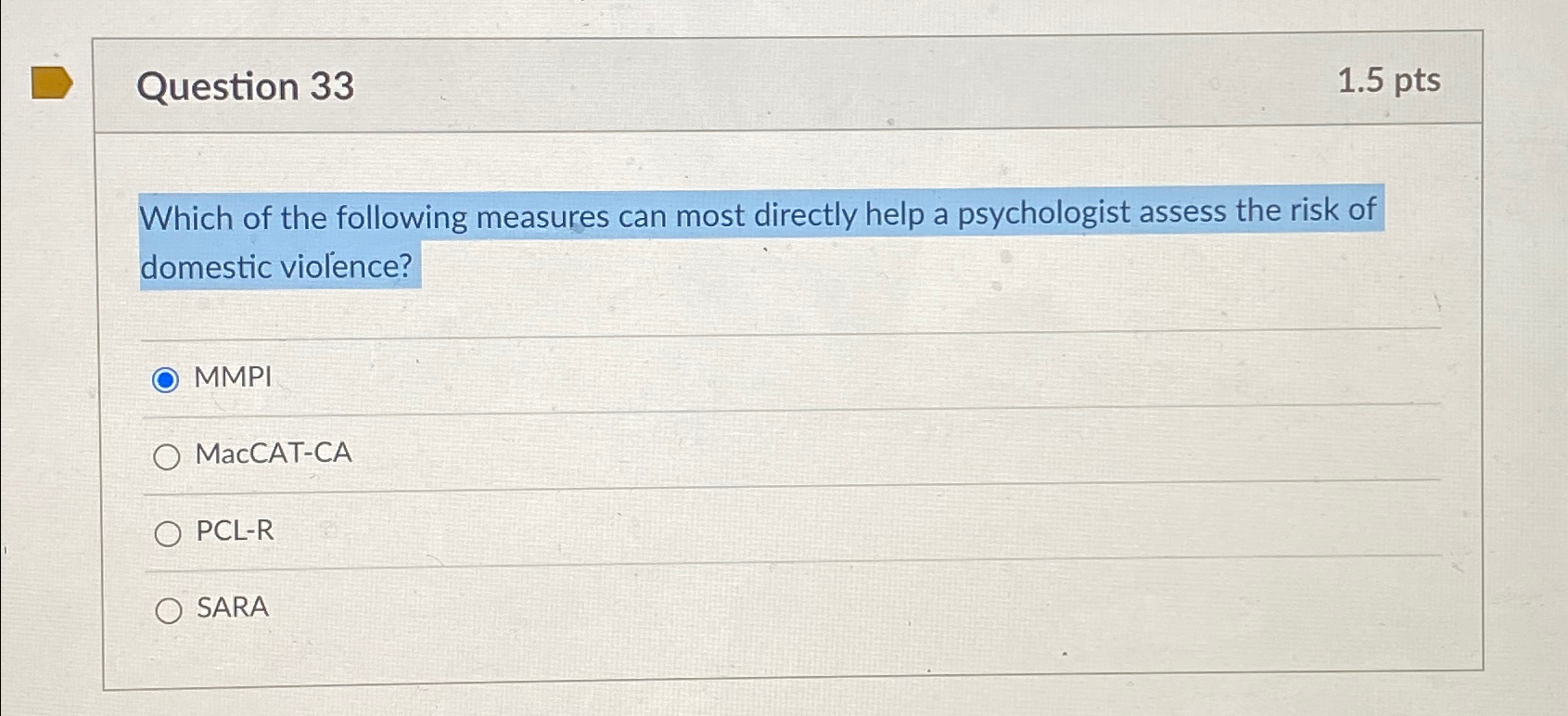 Solved Question 331.5ptsWhich of the following measures can | Chegg.com