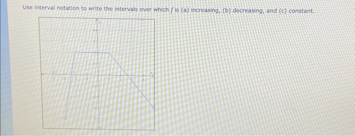 Solved The function is never increasing. The function is | Chegg.com