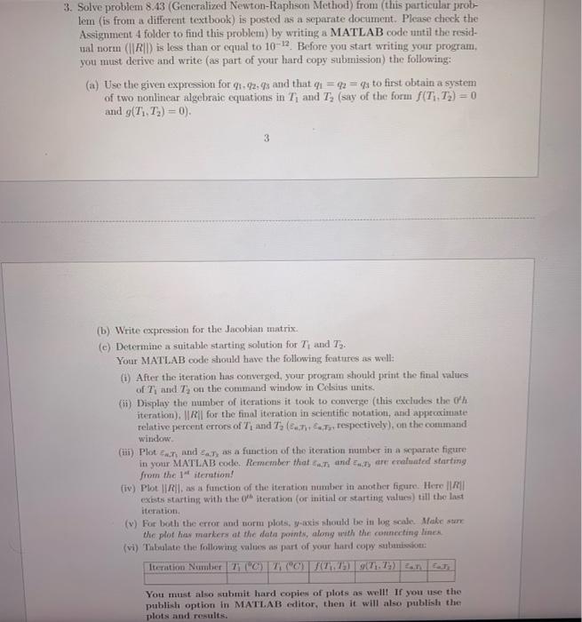 Solved NEED THE MATLAB CODE( part C) with PLOTS ASAP! | Chegg.com