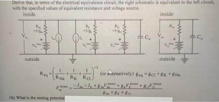 Solved 1) Design of an action potential burst cell (70 | Chegg.com