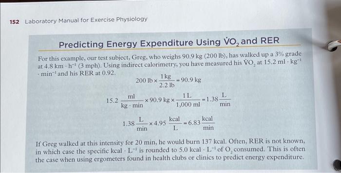 Solved Measuring RMR Using Indirect Calorimetry: Subject | Chegg.com