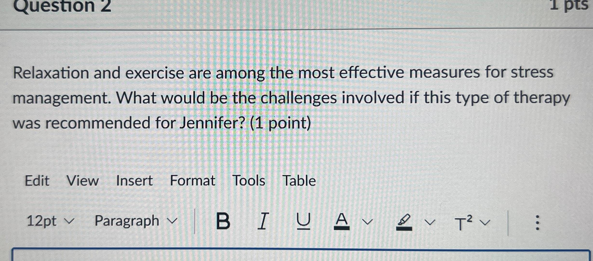Solved Relaxation and exercise are among the most effective | Chegg.com