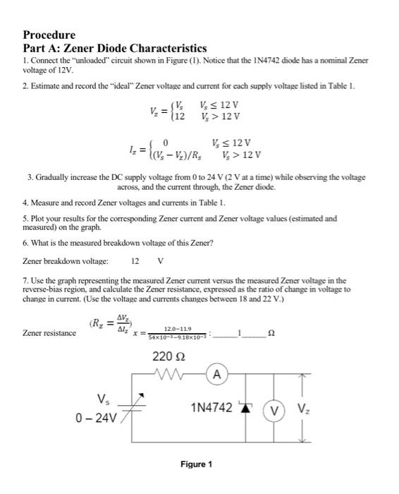 Solved Assignment about Zener Diode in Electronics | Chegg.com
