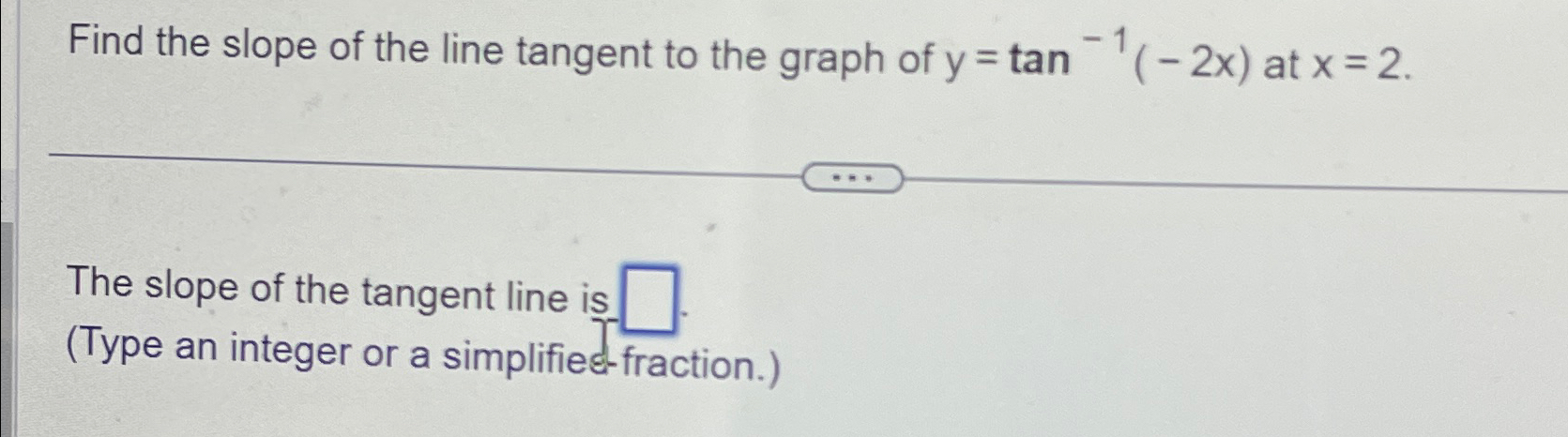 Solved Find the slope of the line tangent to the graph of | Chegg.com
