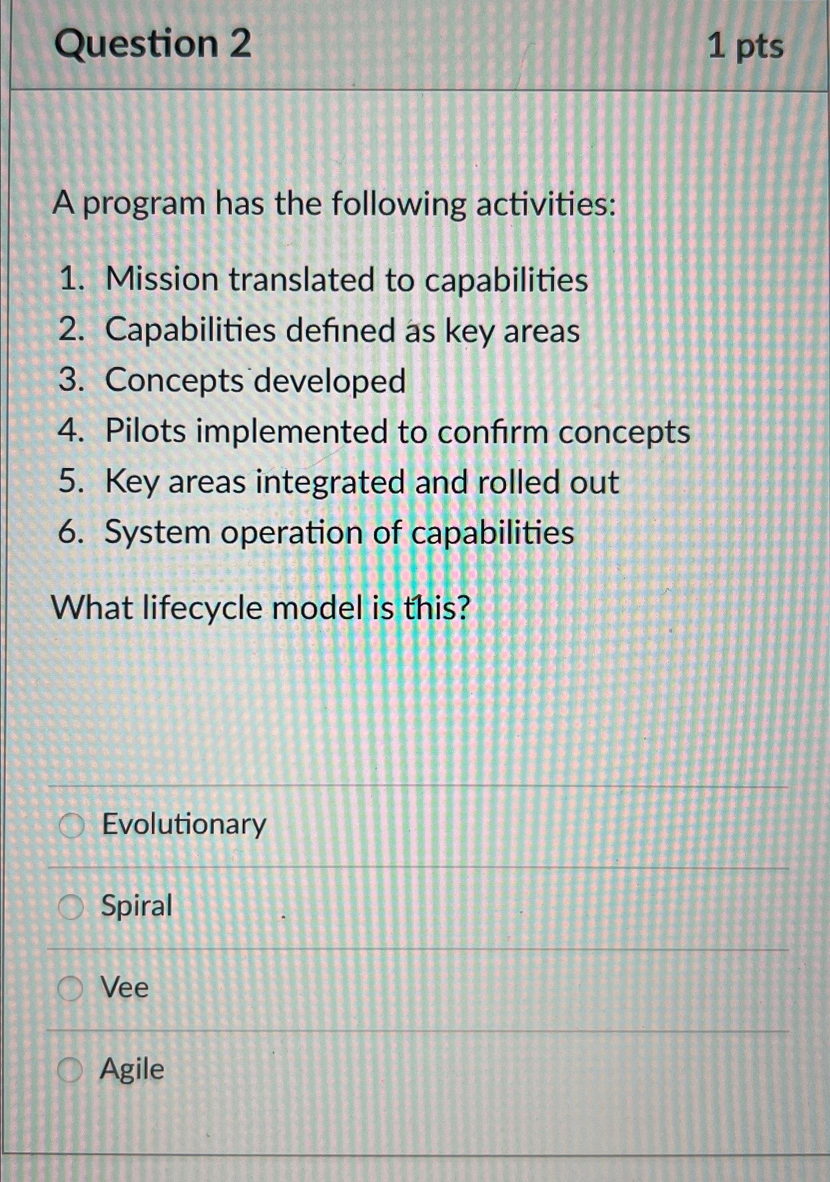 Solved Question 21 ﻿ptsA program has the following | Chegg.com
