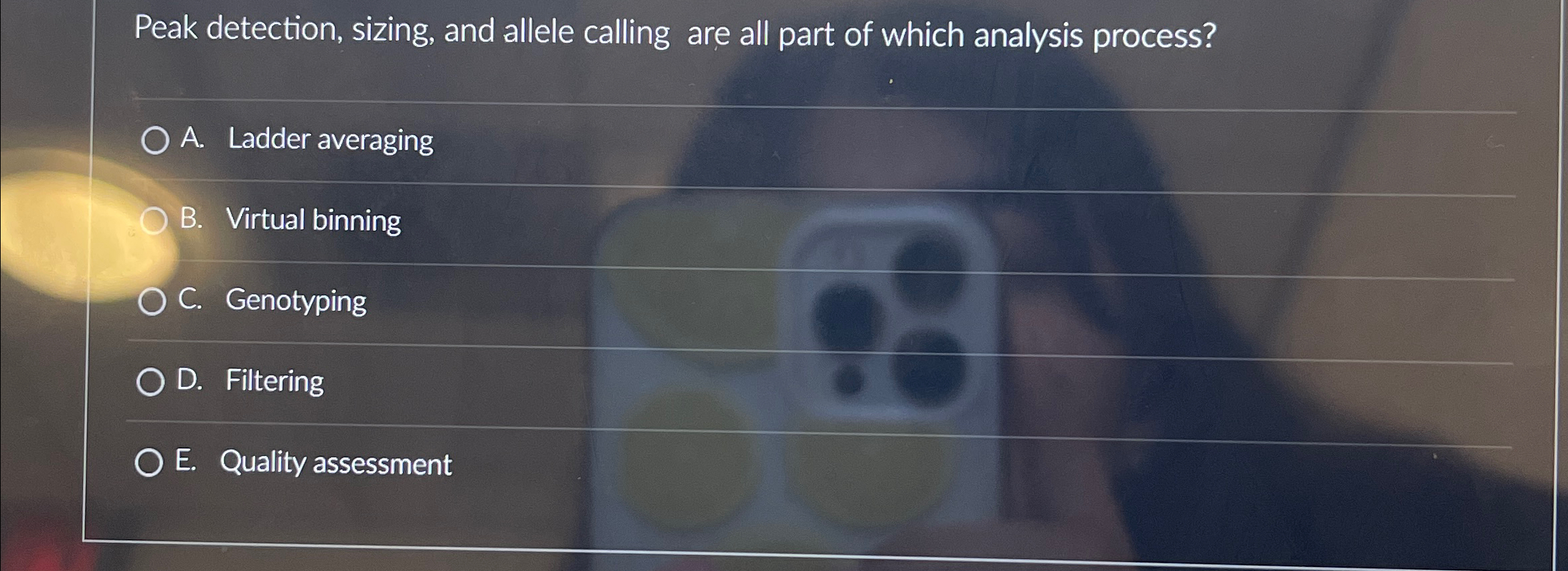 Solved Peak detection, sizing, and allele calling are all | Chegg.com