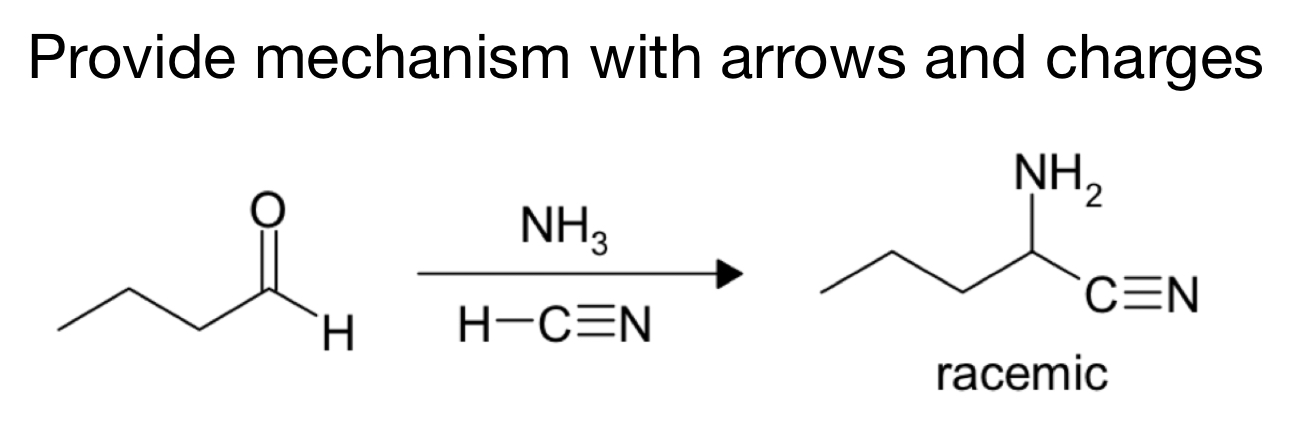 Solved Provide mechanism with arrows and chargesracemic | Chegg.com