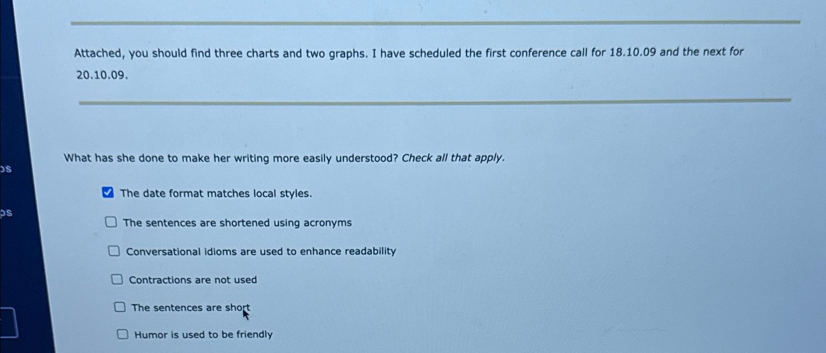 Solved Attached, you should find three charts and two | Chegg.com
