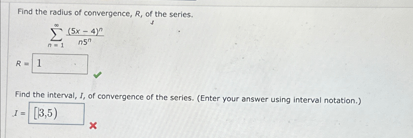 Solved Find the radius of convergence, R, ﻿of the | Chegg.com