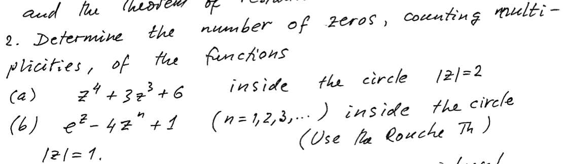 Solved Determine the number of zeros, counting | Chegg.com