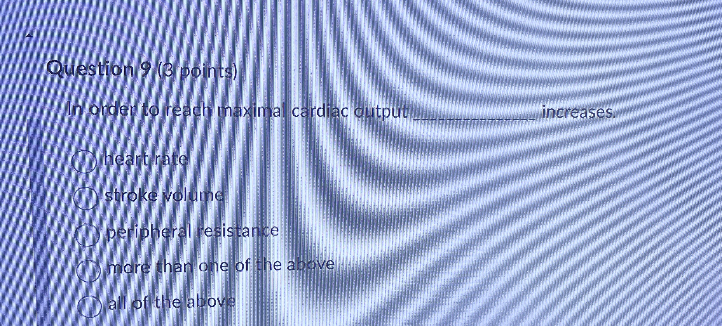 Solved Question 9 (3 ﻿points)In order to reach maximal | Chegg.com
