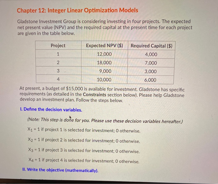 Solved Chapter 12 Integer Linear Optimization Models 0355