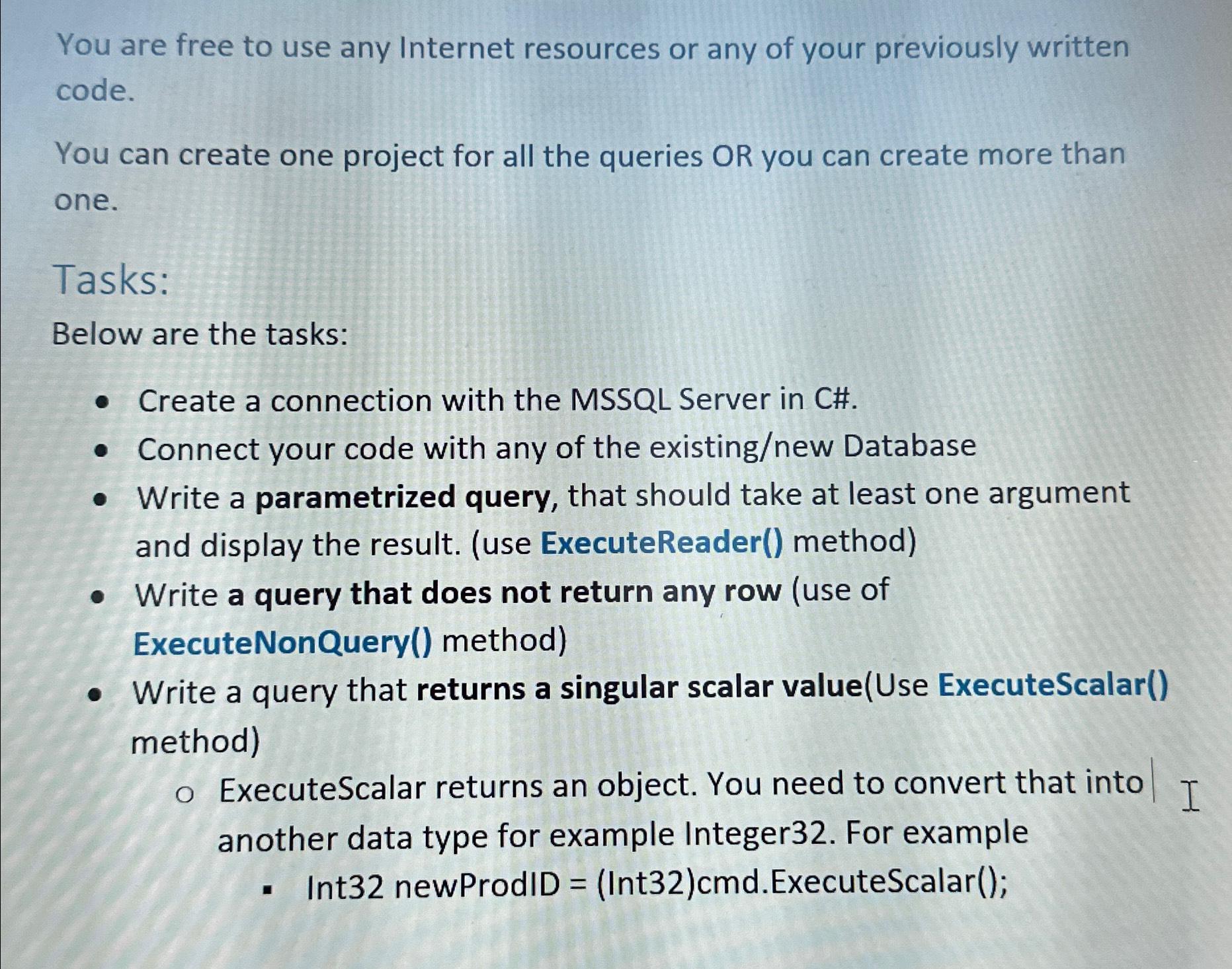 Solved You are free to use any Internet resources or any of | Chegg.com